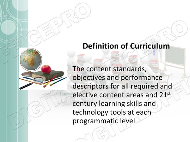 Curriculum, history and elements of curriculum | PPT