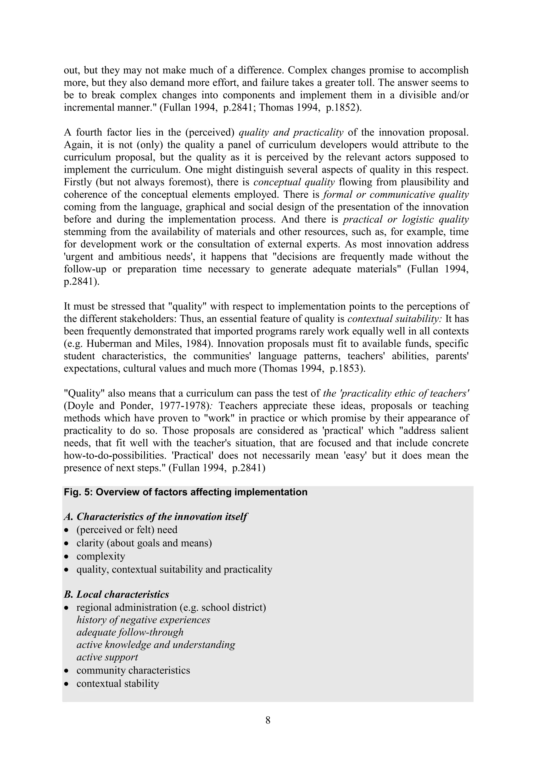 Curriculum implementation | PDF