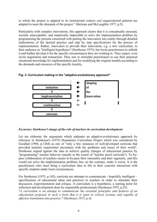Curriculum implementation | PDF