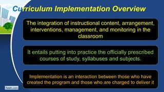 PNU CTP Ed 3 Curriculum implementation through developments | PPT
