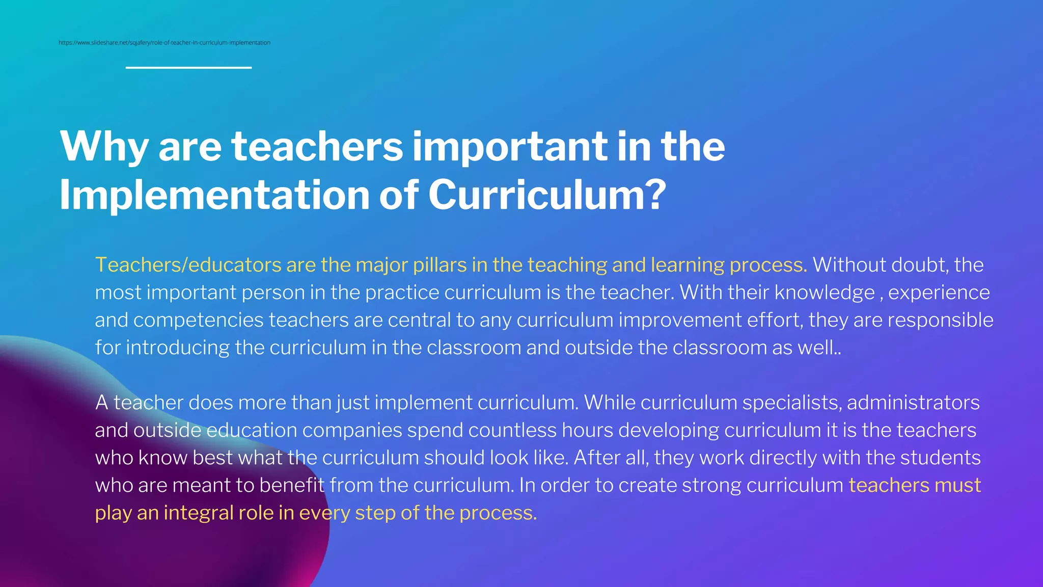 Curriculum implementation | PPTX