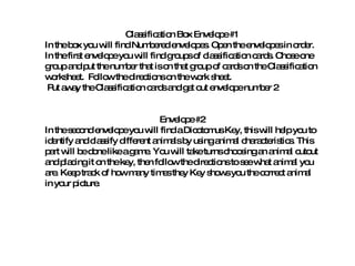 Classification In a Box | PPT