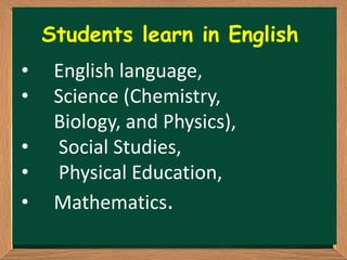Curriculum in particular countries (Private School in Thailand).pptx