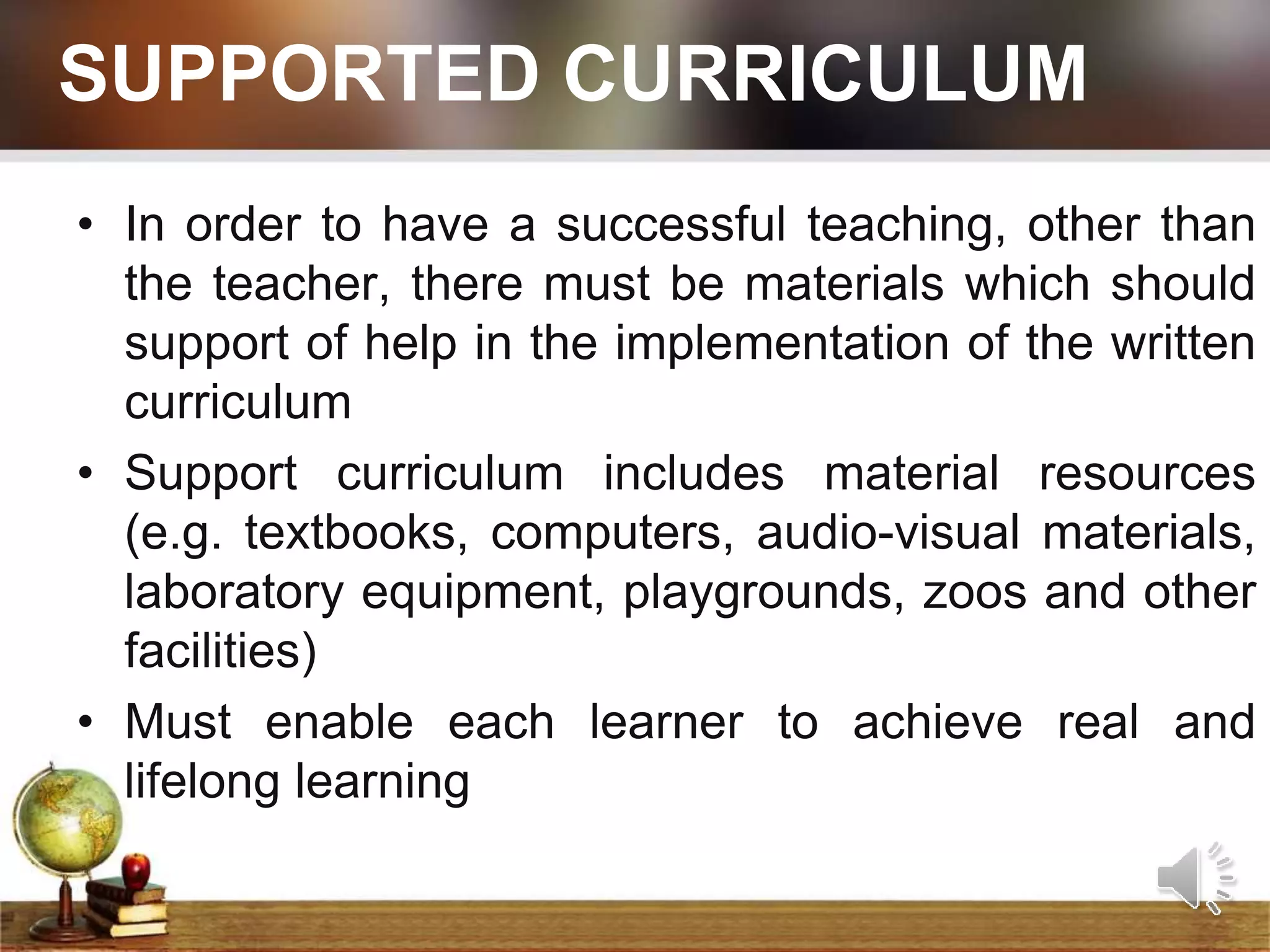 CURRICULUM IN SCHOOL | PPTX