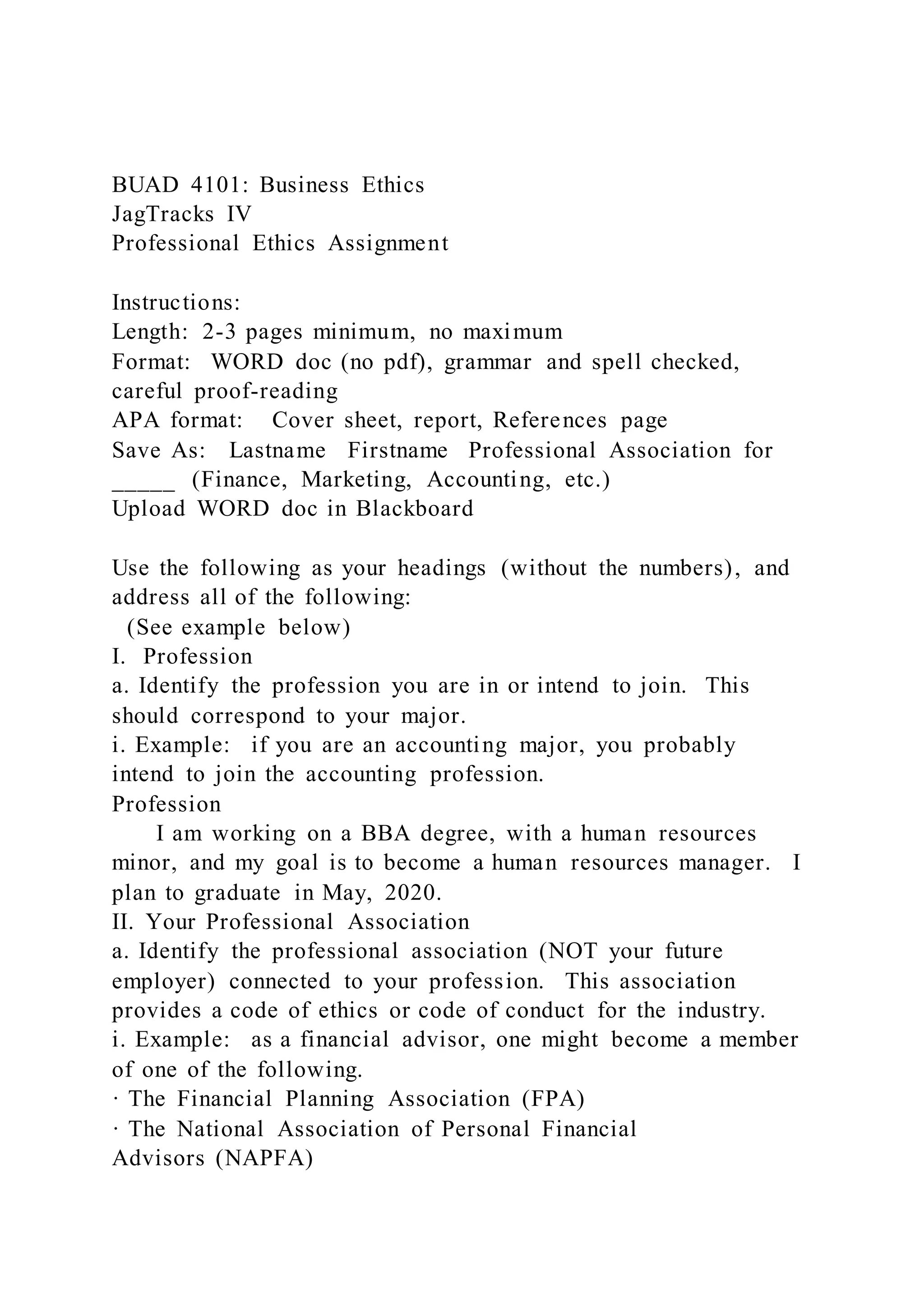 CurriculumInstructions, Examples, Specifications, and Grading | DOCX