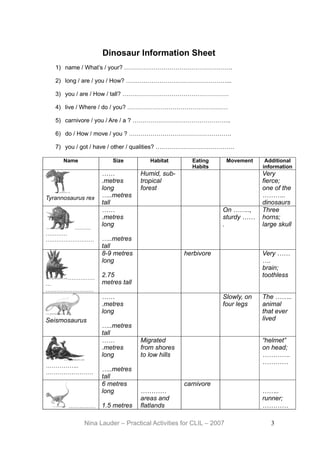 Ejemplo de AICLE | PDF