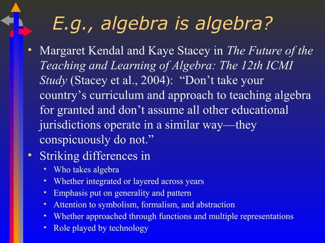 Curriculum jeremy kilpatrick and john dossey | PPT