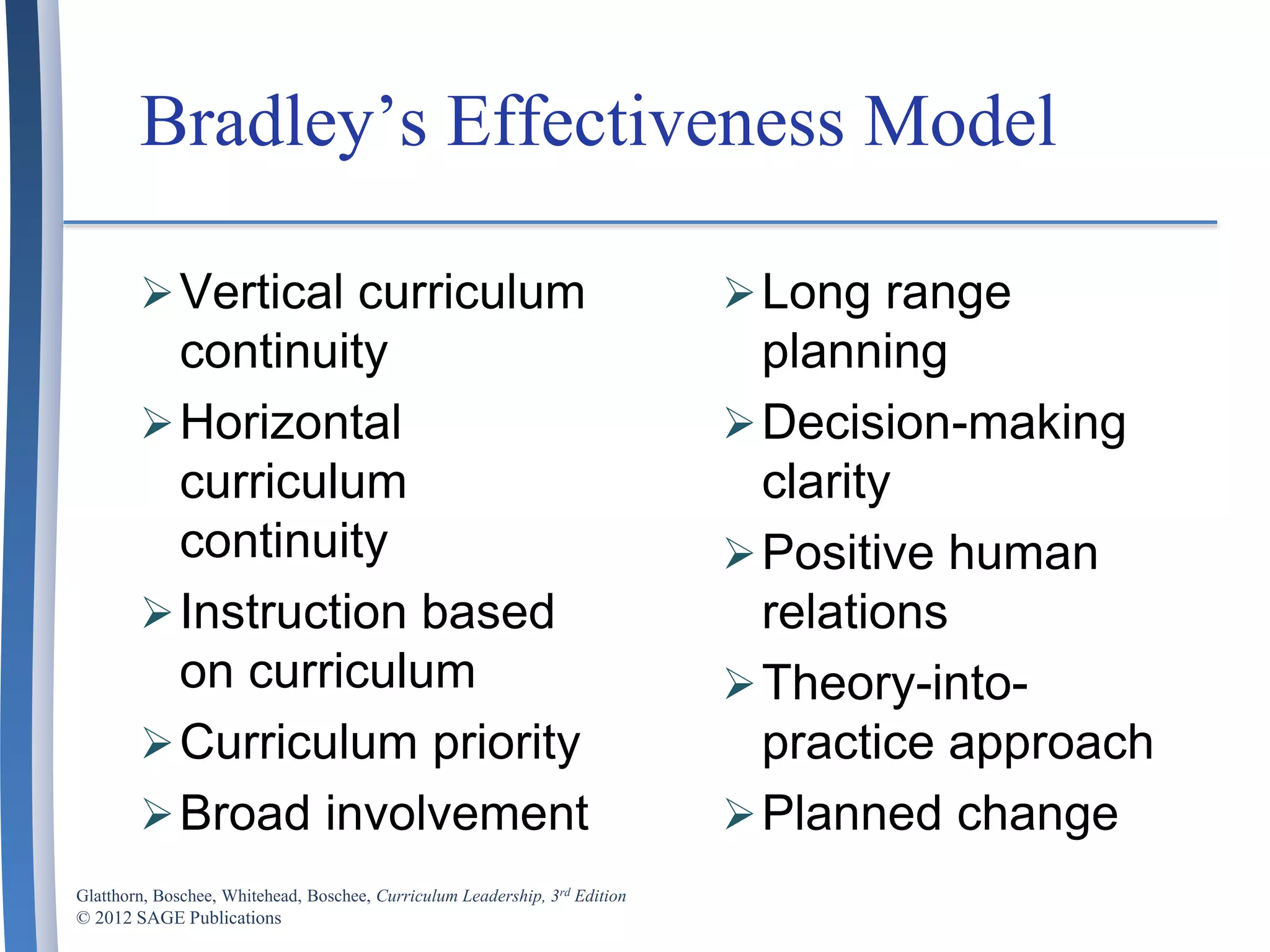 Curriculum leadership chapter 12 powerpoint | PPTX