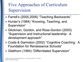Curriculum leadership chapter 9 poweroint | PPTX
