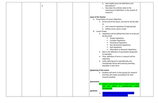 Curriculum Map for Practical Research in Senior High School | DOCX