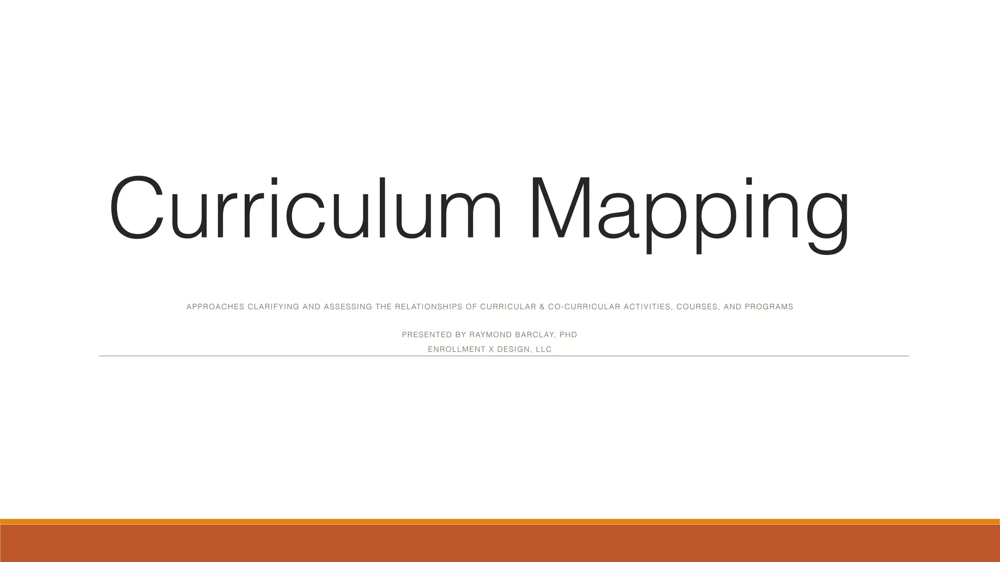 Curriculum Mapping | PPT