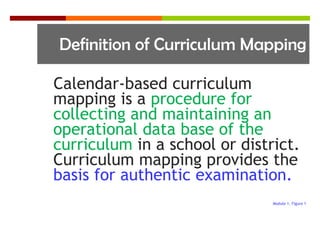 Curriculum Mapping Intro 1 13 10 | PPT