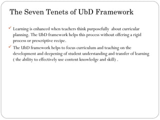 Curriculum Maps based on the Understanding by Design model | PPT