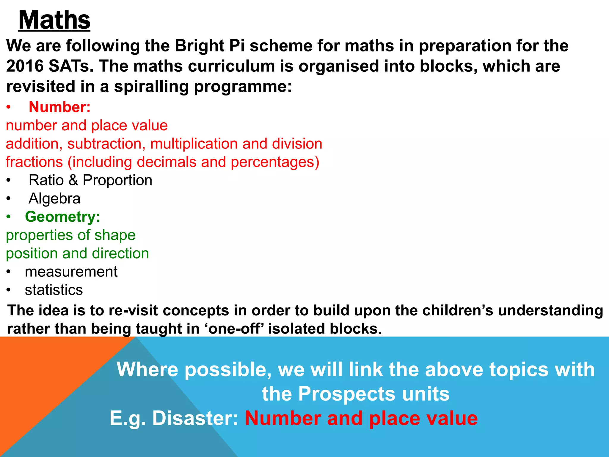 Curriculum meeting year 6 | PPT