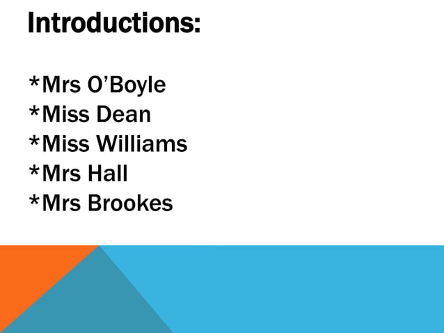 Curriculum meeting year 6 | PPT | Free Download