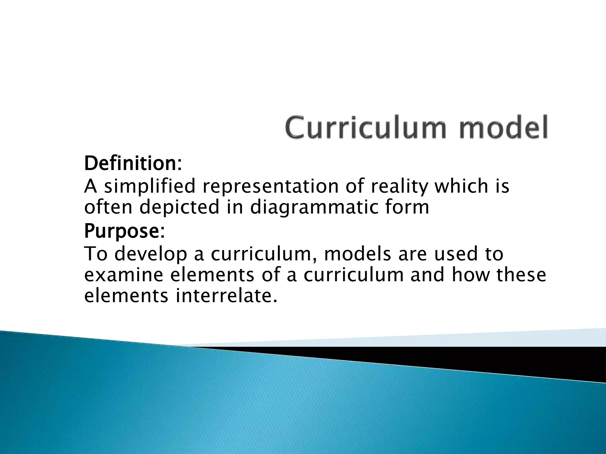 Curriculum model by nicholls | PPTX