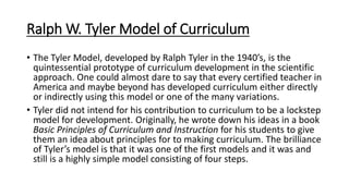 Curriculum models | PPTX