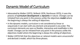 Curriculum models | PPTX