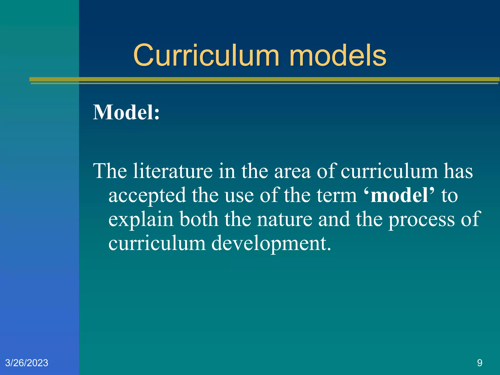 Curriculum Models.ppt
