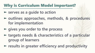 Curriculum Models | PPT
