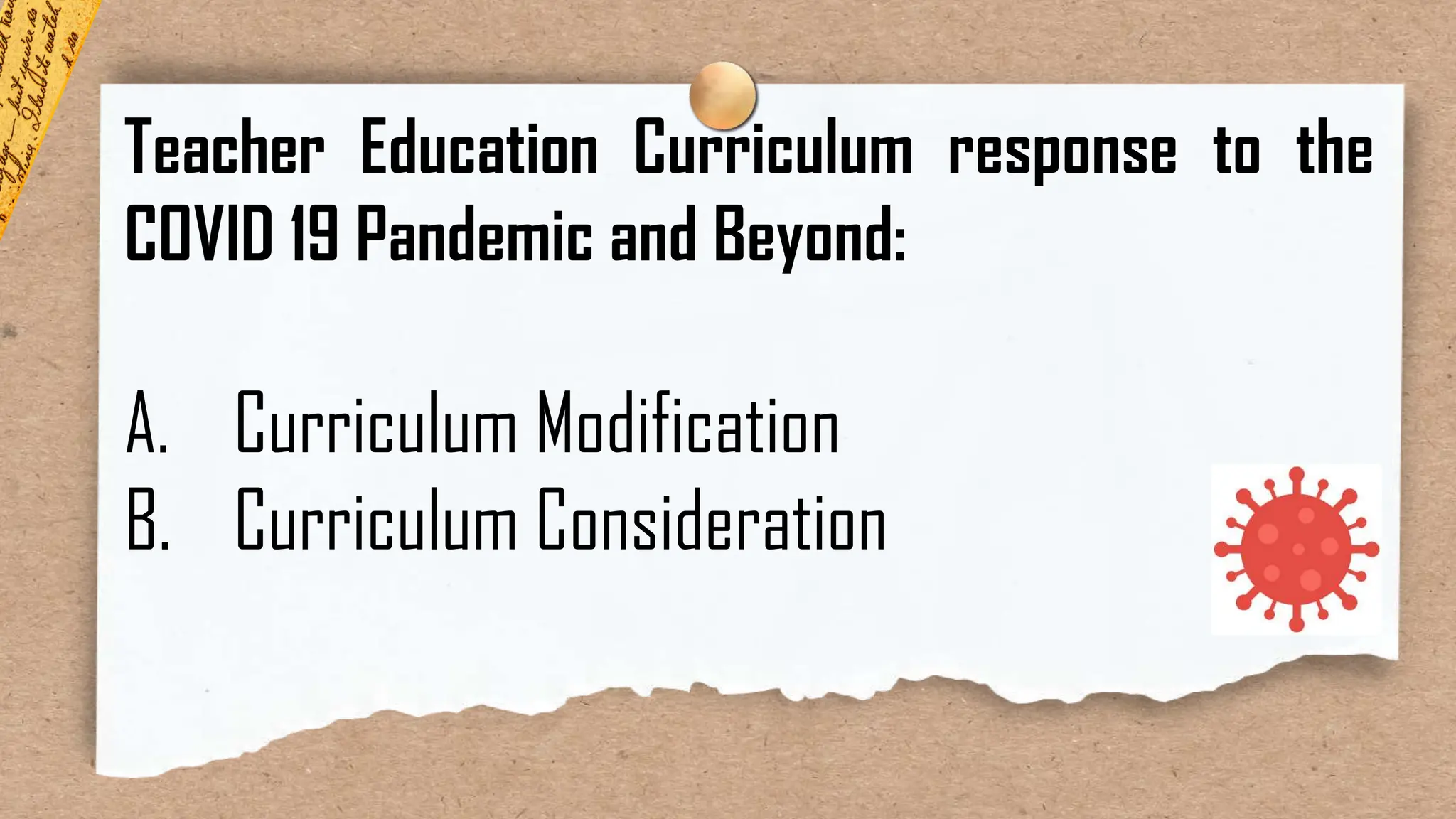 Curriculum Modification In The Basic Education During And Post-pandemic ...