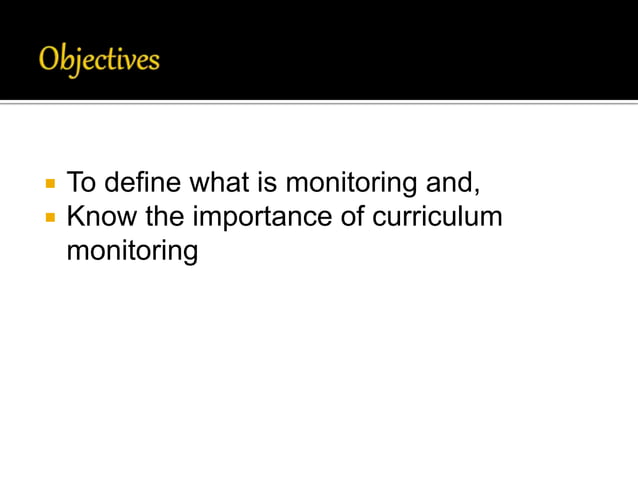 Curriculum monitoring | PPTX | Educational Assessment | Education