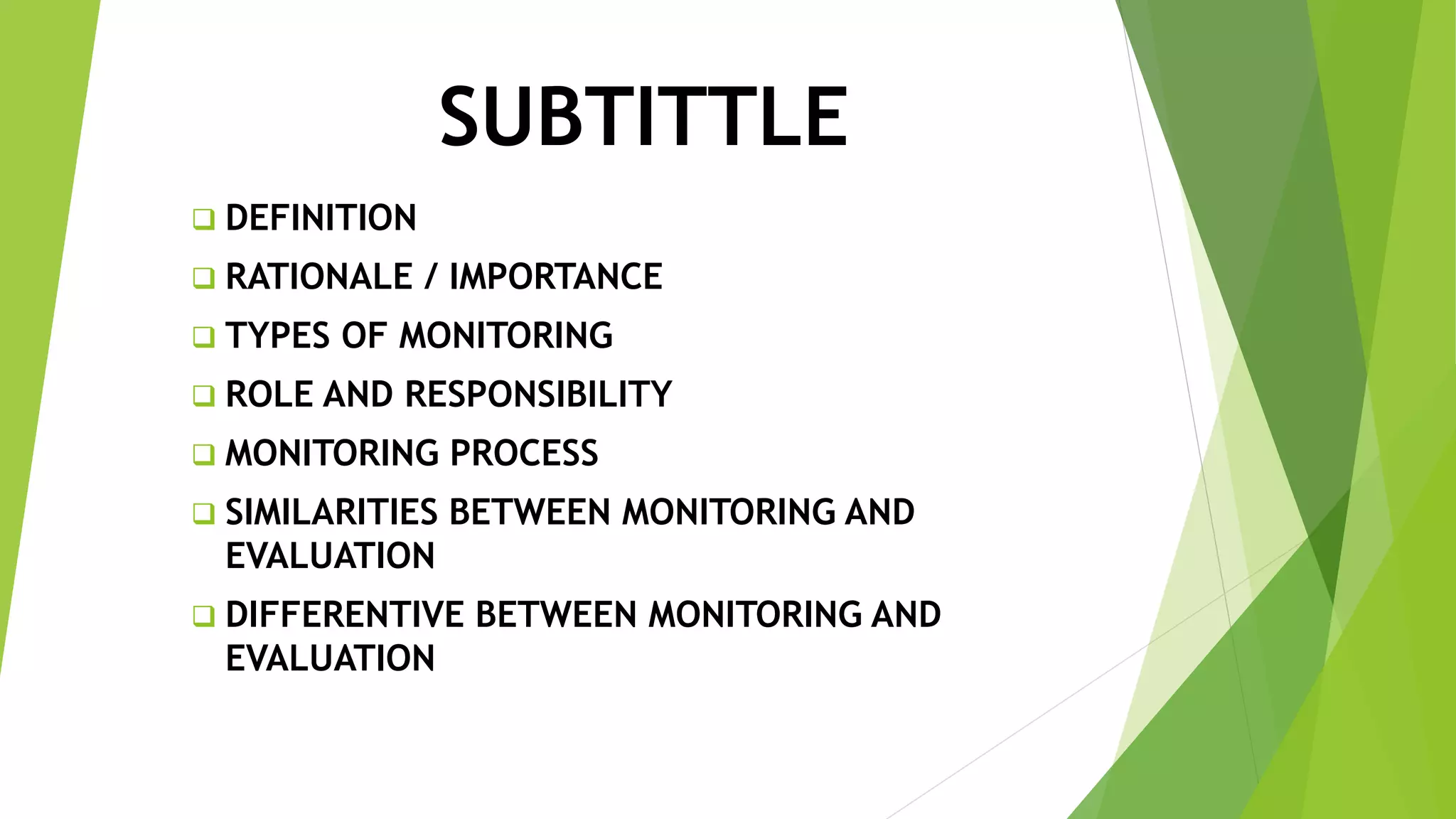 Curriculum monitoring | PPTX