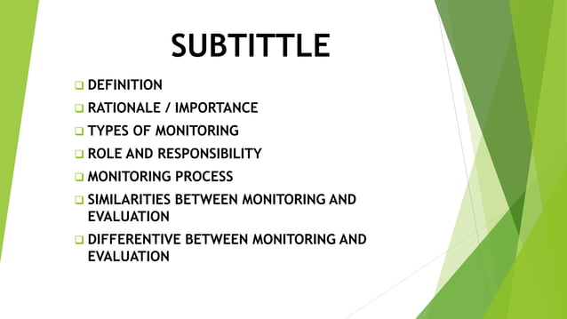 Curriculum monitoring | PPTX