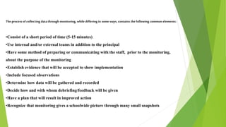 Curriculum monitoring | PPTX