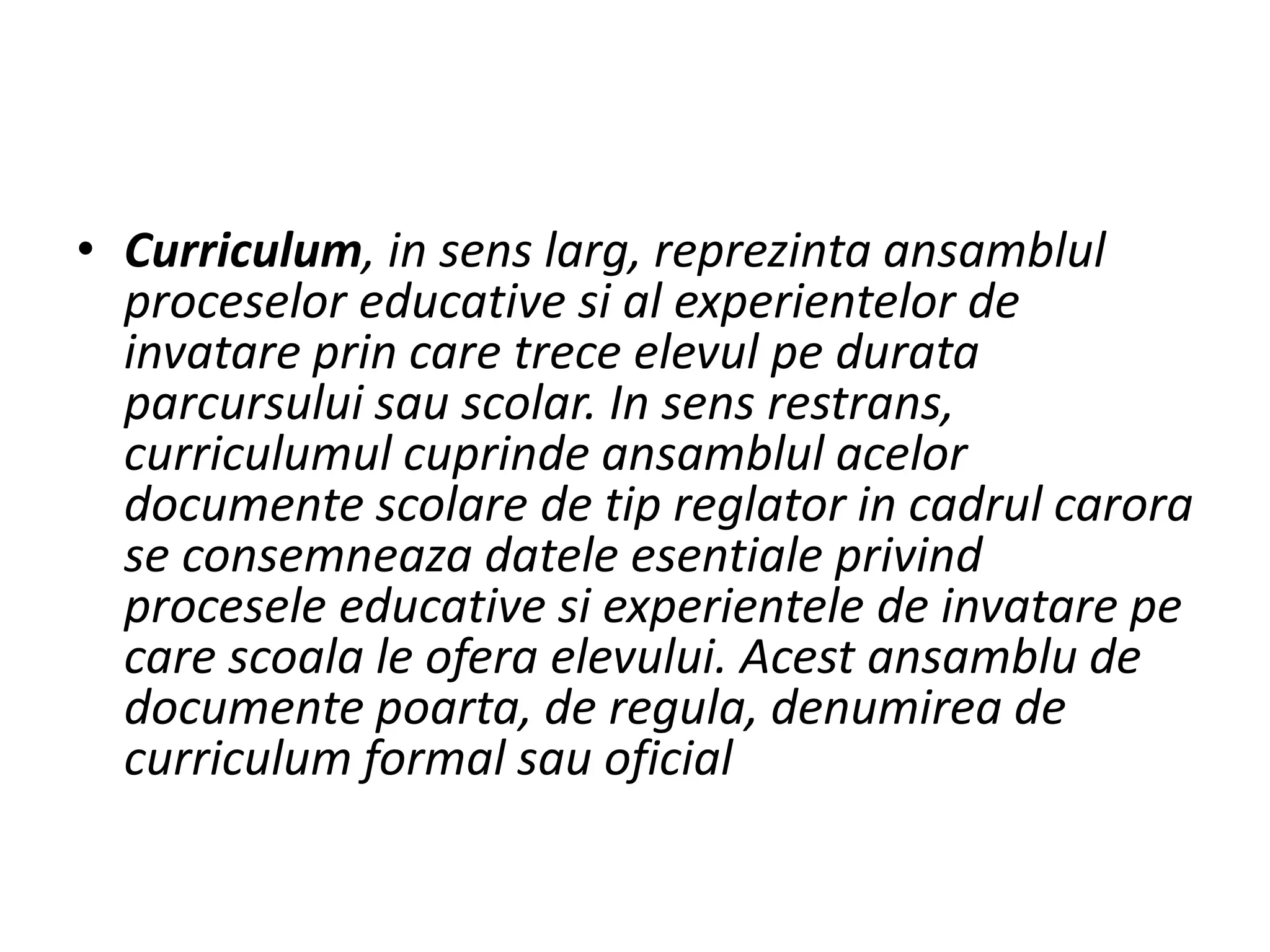 Curriculum national | PPT