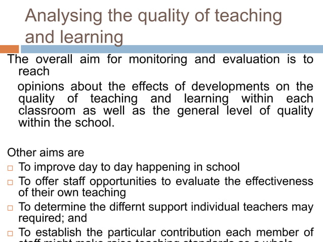 MONITORING THE CURRICULUM | PPT