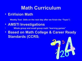 Curriculum night_ First Grades 1 to .ppt