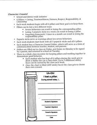 Curriculum Night Packet | PDF