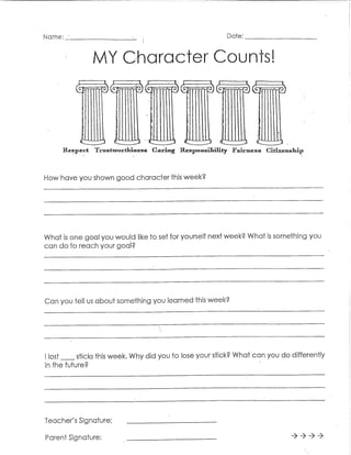 Curriculum Night Packet | PDF