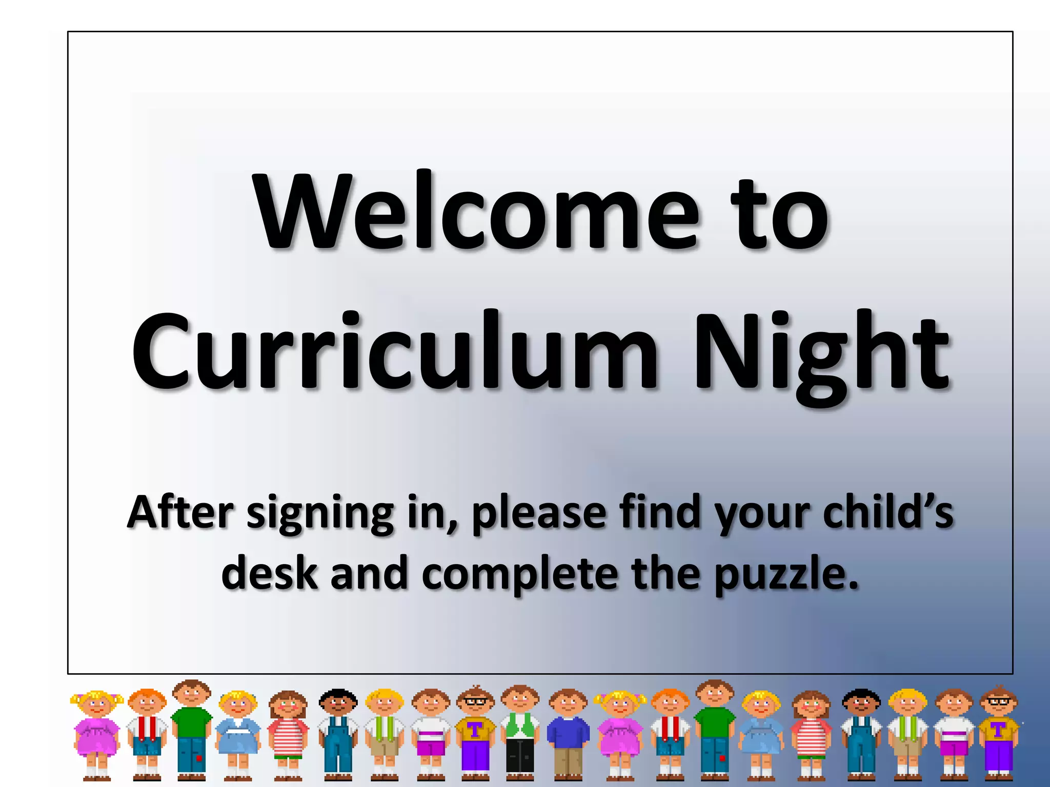 Curriculum night powerpoint | PPTX