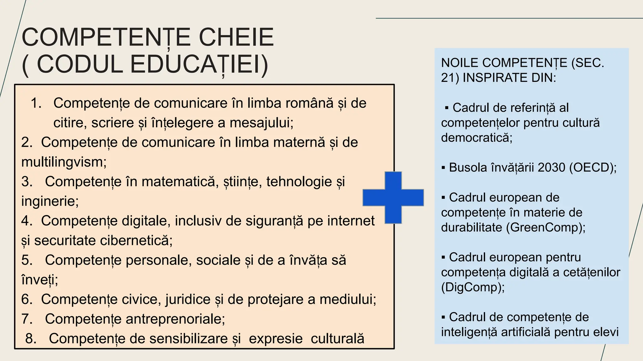 Curriculum opțional pentru o școală a viitorului Educație pentru ...