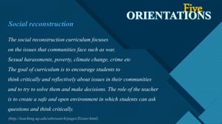 Curriculum Orientation and reform in Pakistan | PPTX