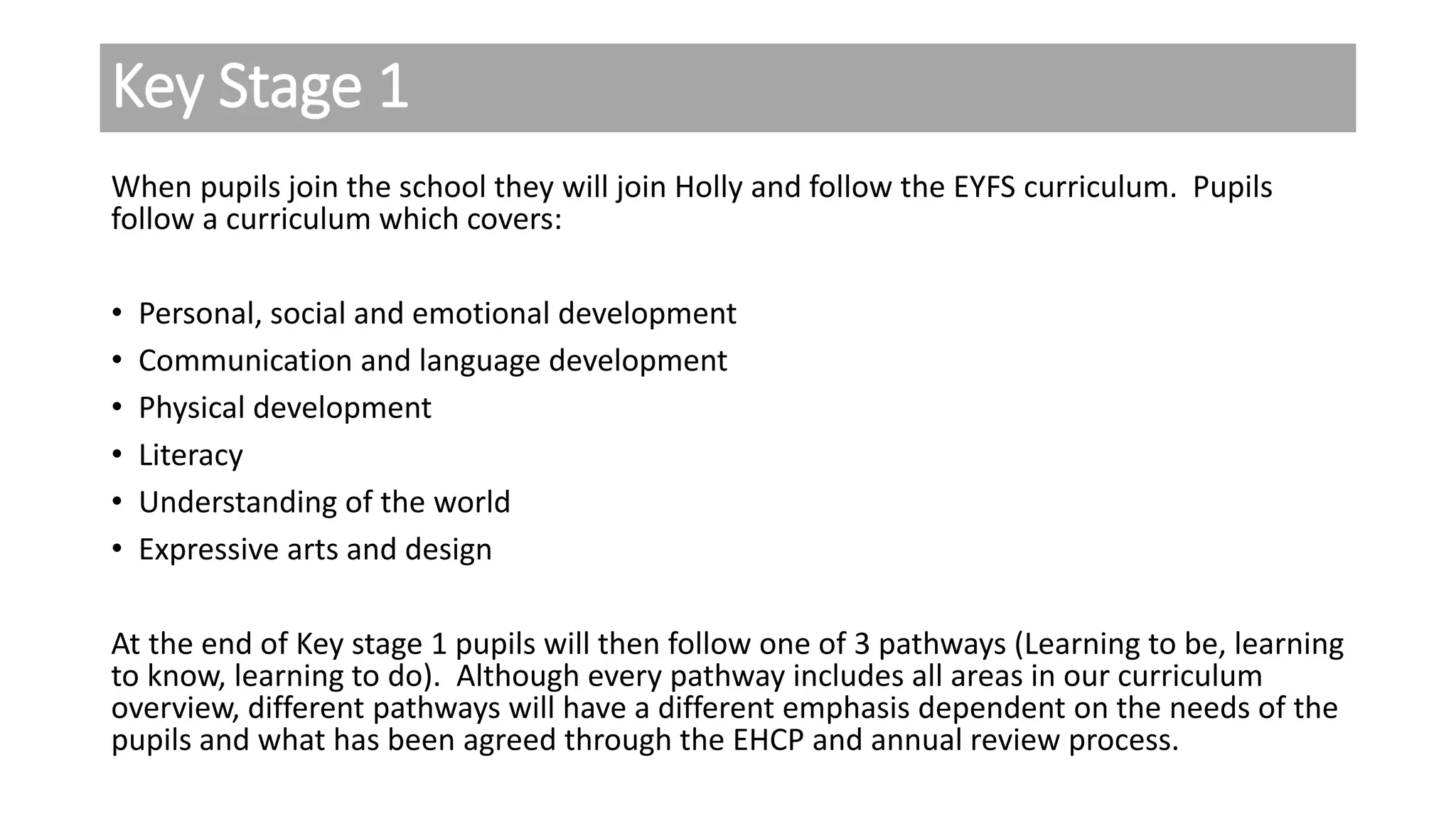 Market Field School Curriculum overview | PPTX