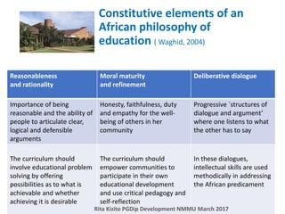Curriculum philosophy Statement | PDF