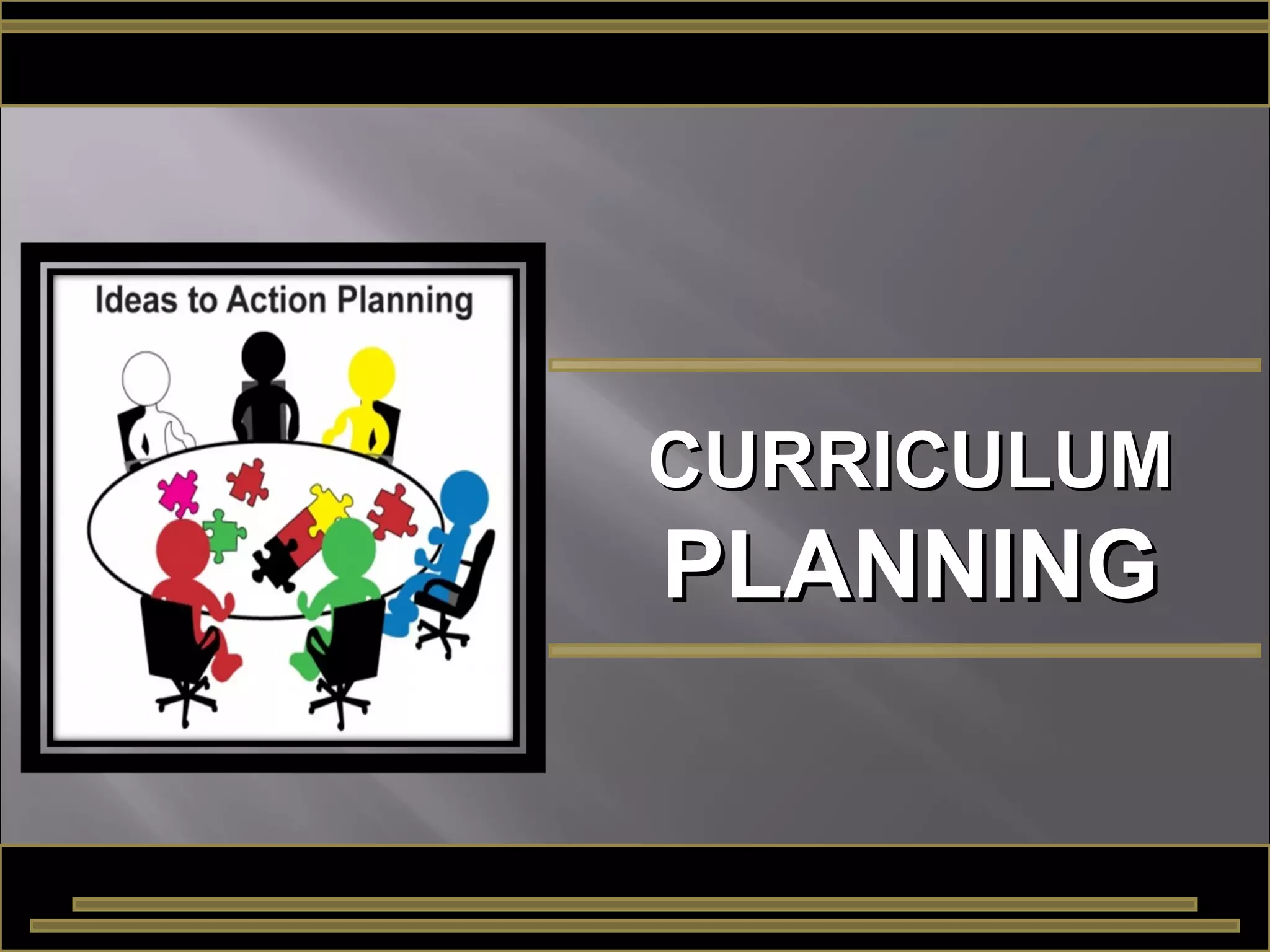 Curriculum Planning | PPT