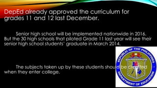 GENERAL EDUCATION CURRICULUM | PPTX