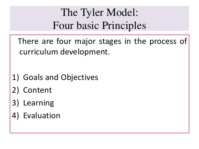 Models of Curriculum planning