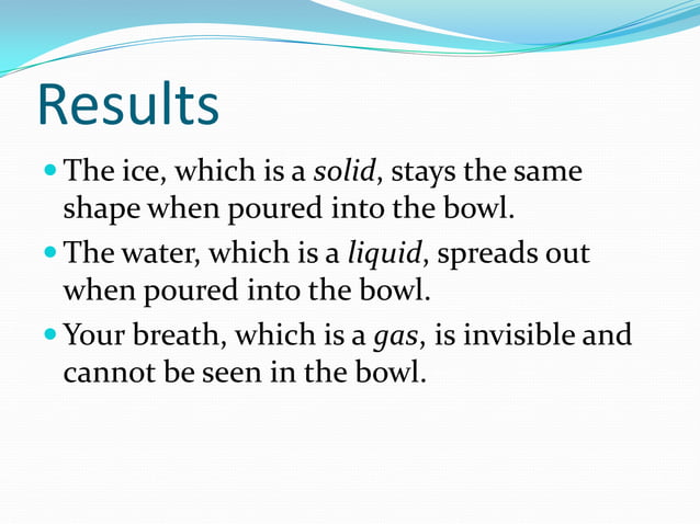 Phases of Matter Experiment | PPTX