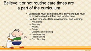 Curriculum Infants, Toddlers and Two Year Olds | PPTX