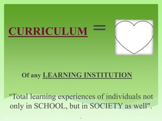Curriculum ppt | PPTX