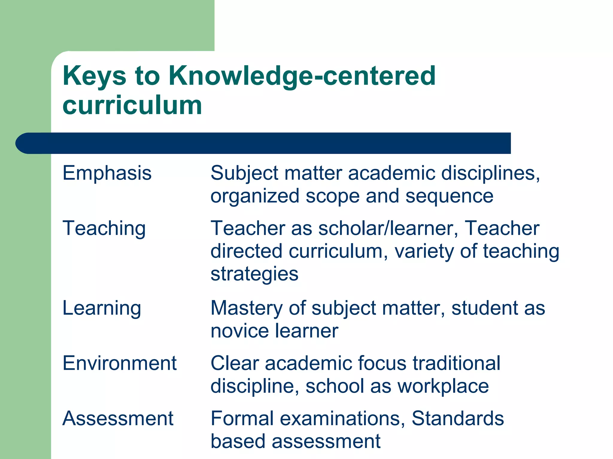Curriculum ppt 1 | PPT
