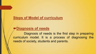 self developed model of curriculum | PPTX
