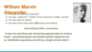 Sylor- Alexandar model Of Curriculum | PPTX