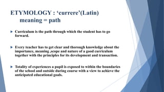 Curriculum | PPT