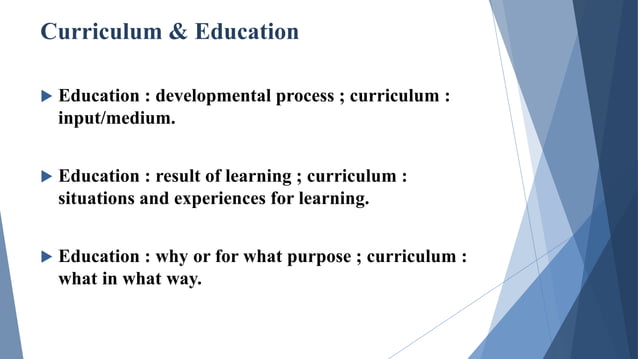 Curriculum | PPT